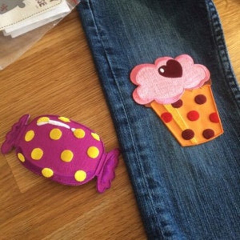 Candy Sweet Iron-on Patch Sweet Tooth | Etsy