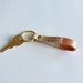 Custom Rose Gold Leather Keychain Personalized Leather Key - Etsy