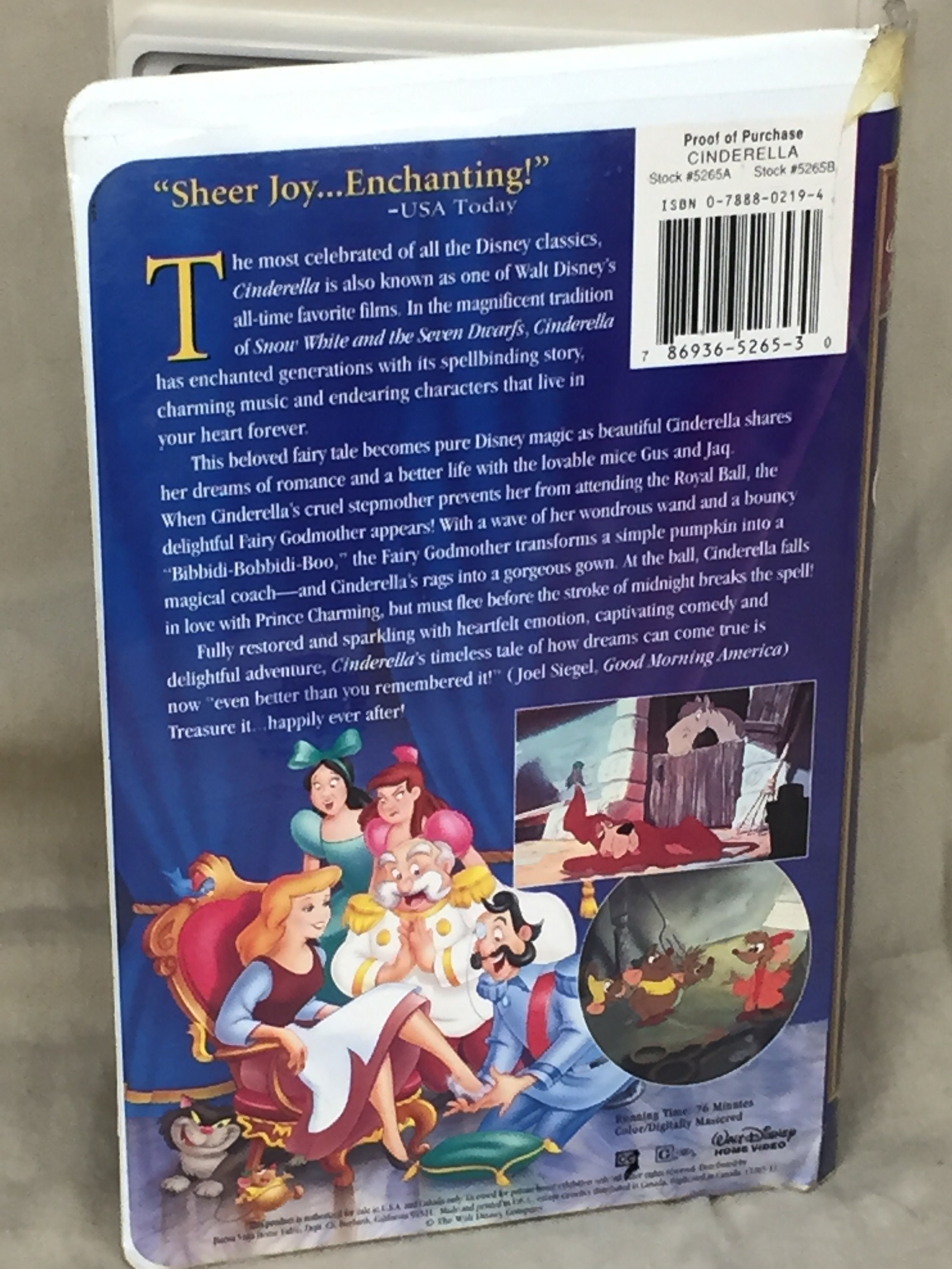 VHS Cinderella - Etsy