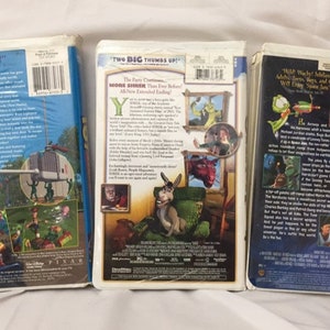 VHS Toy Story, Shrek, Space Jam - Etsy