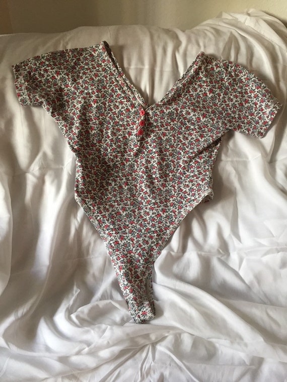 Floral Print Bodysuit - Gem