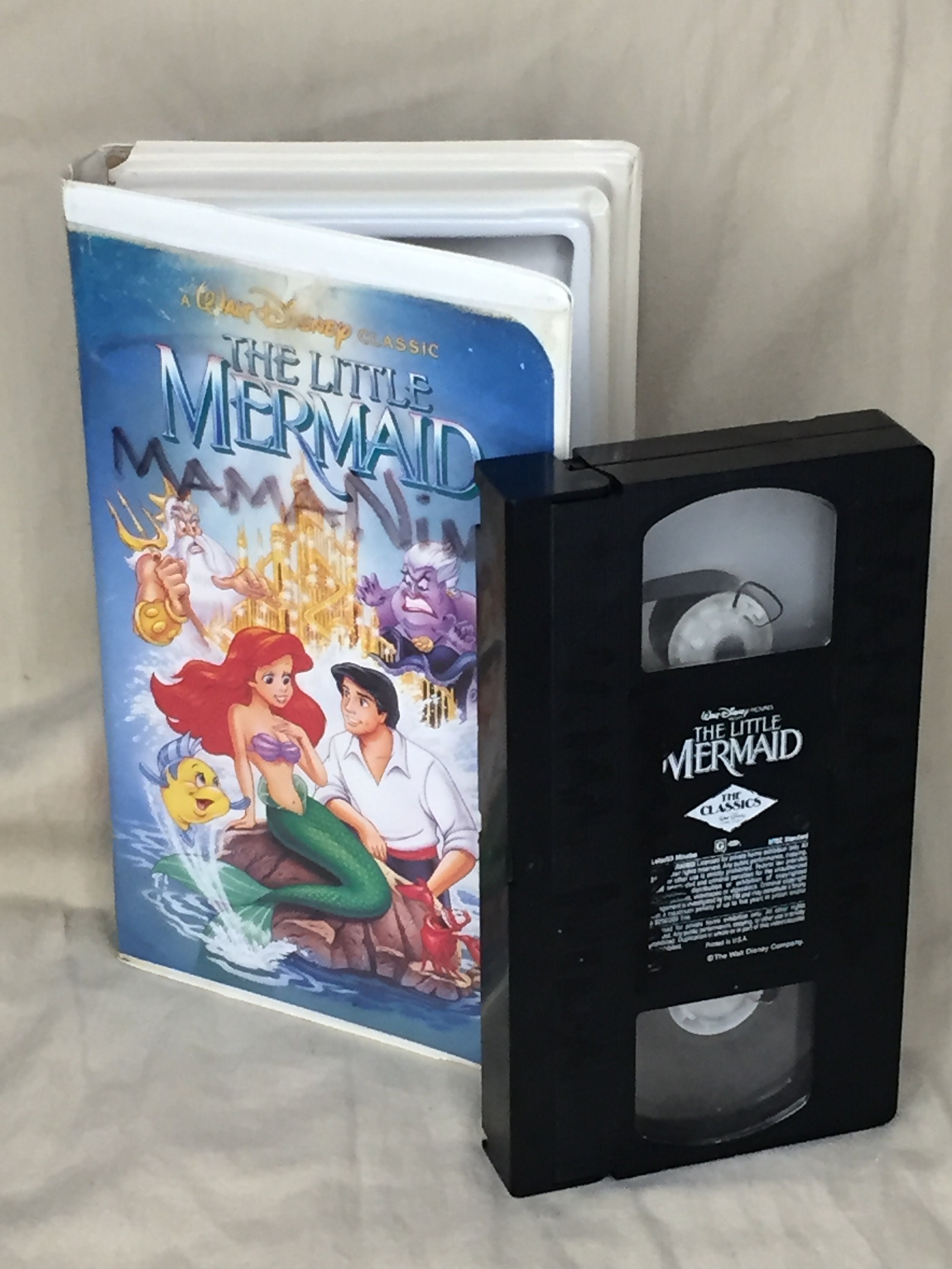 Original VHS of the Little Mermaid 1990 - Etsy