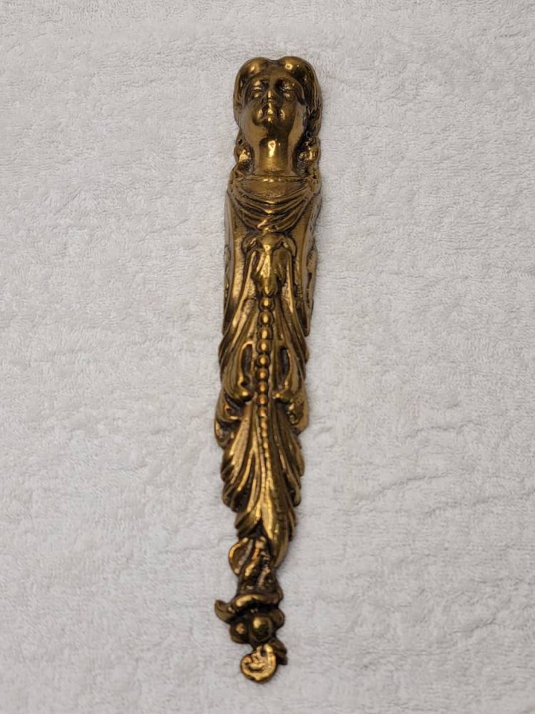 Brass Lady Figure - Etsy