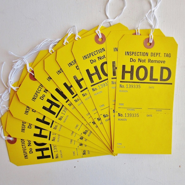 Perforated Tags - Etsy