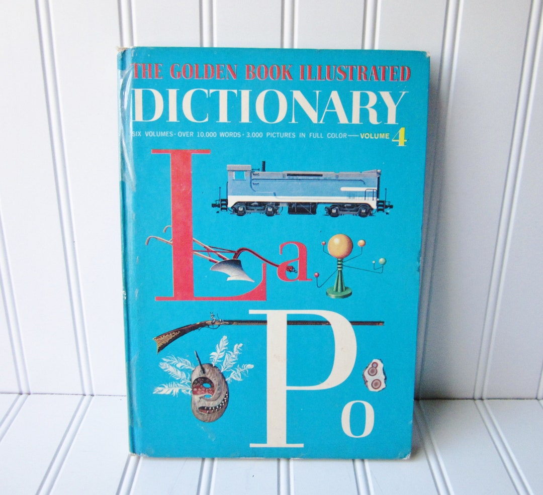 1961 Golden Book Illustrated Dictionary Volume 4 L to P, Vintage ...
