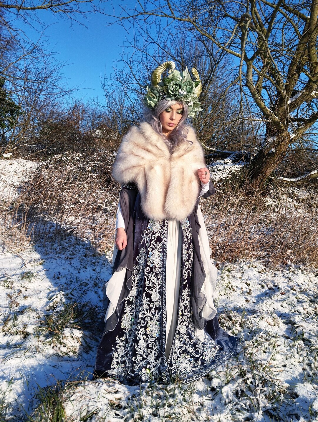 Winter Faun Tiara - Etsy
