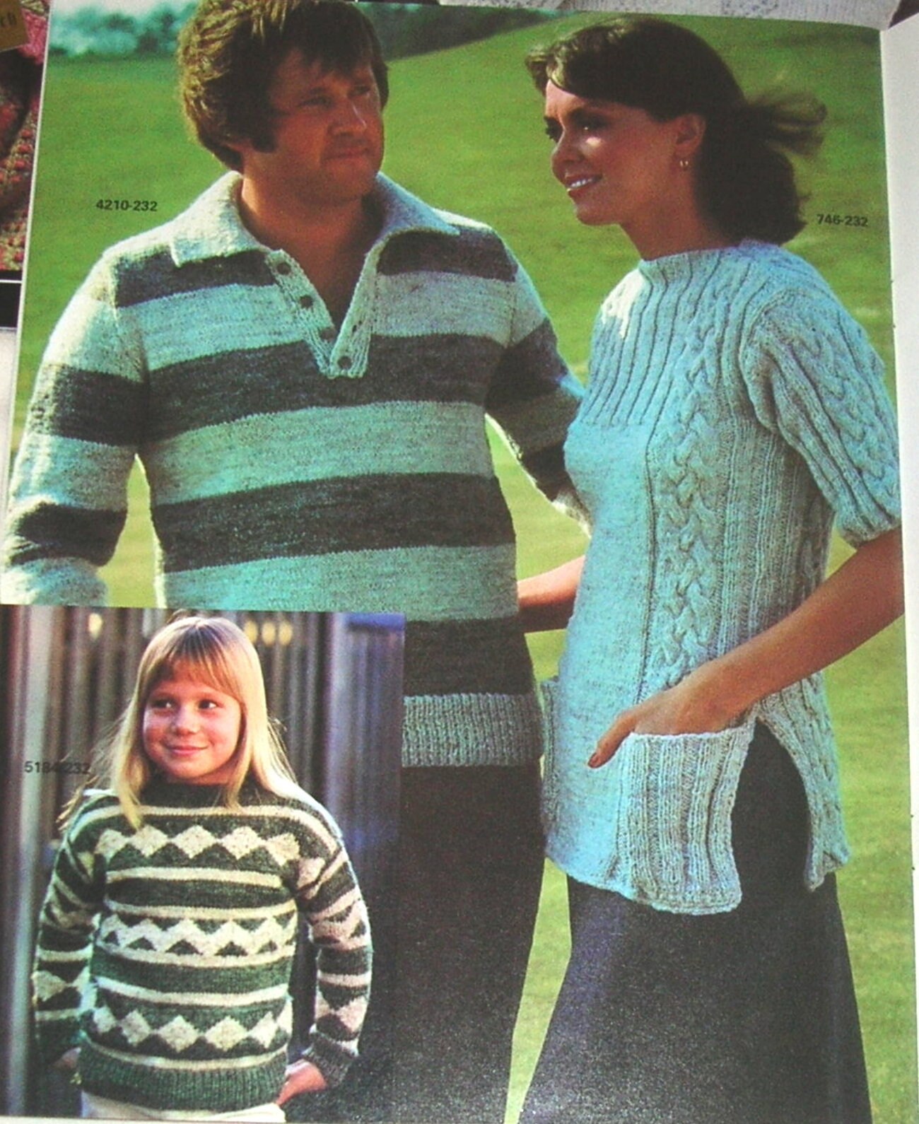4 Vintage 1960's/70's Crochet, Knitting Pattern Books, Bernat ...