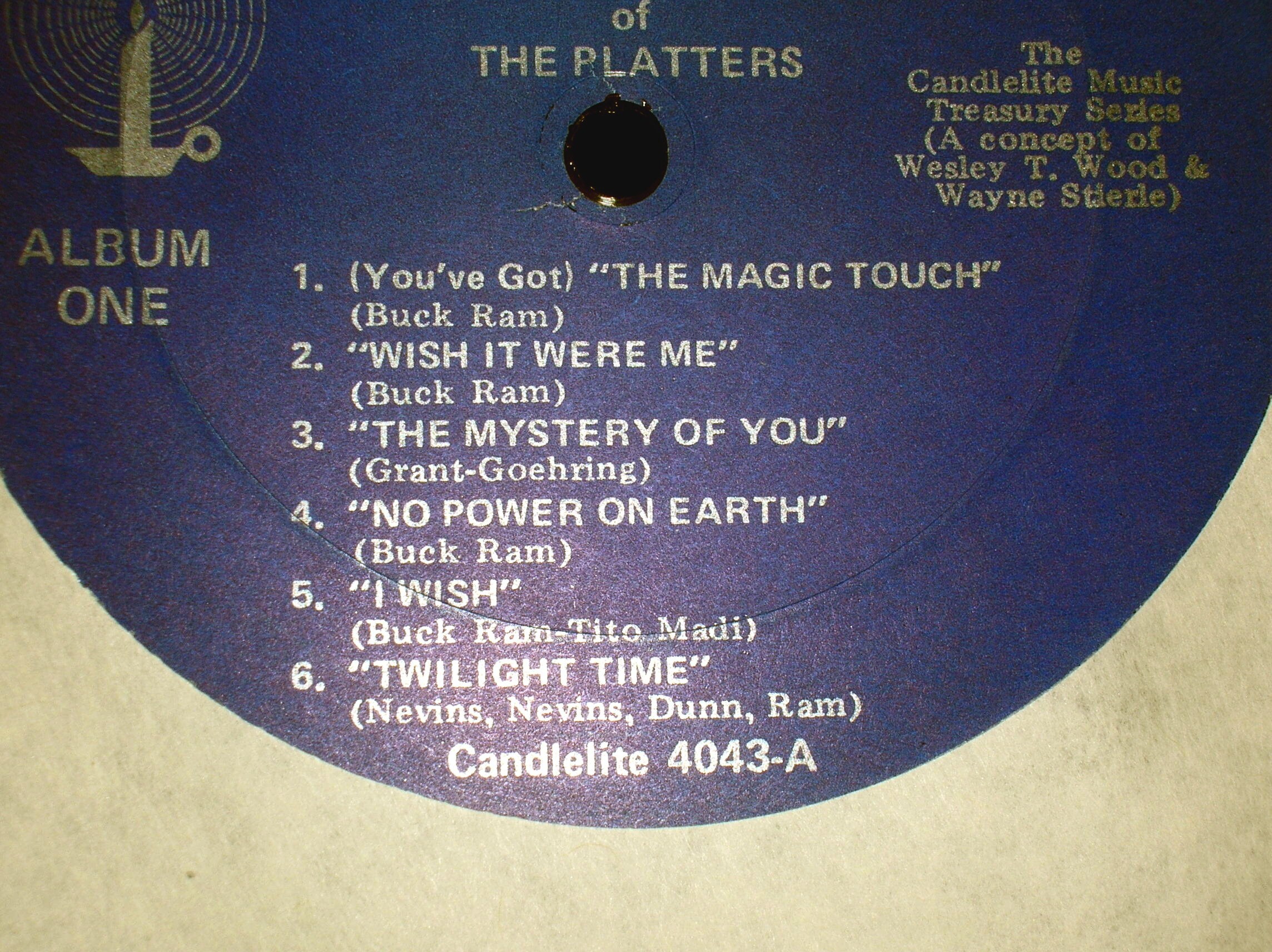 1975 the 50 Golden Hits of the Platters, 4 Record Box Set 1st Issue N/M ...