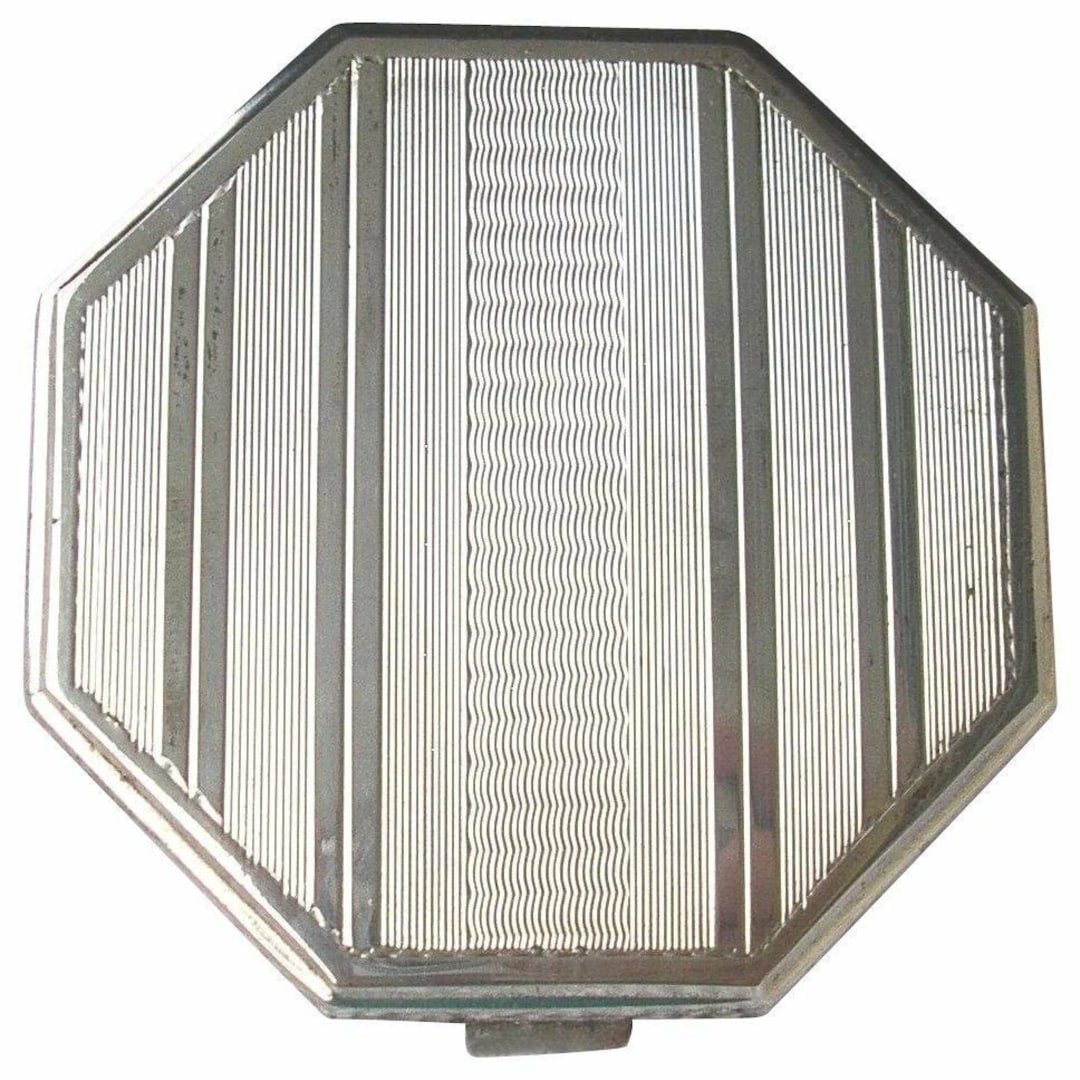 Vintage 1930's/40's European Silver Compact 94.9 Grams, Art Deco Style ...