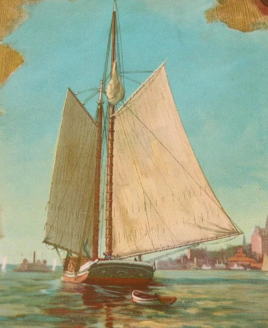 Fred Pansing Chromolithograph Wing and Wing Listed Artist, Original ...