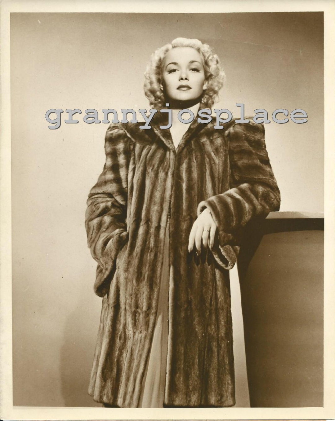 Original 1940 Vintage Photograph of A BLONDE Jane Wyman, American ...