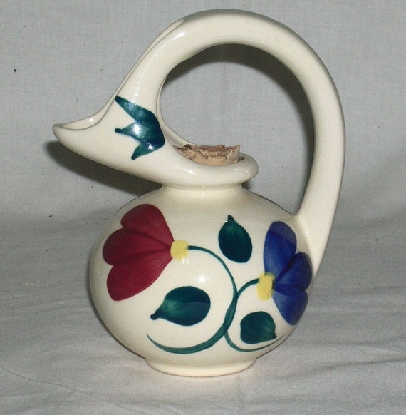 Vintage PURINTON Pottery HONEY JUG Petal Pattern 1950's | Etsy