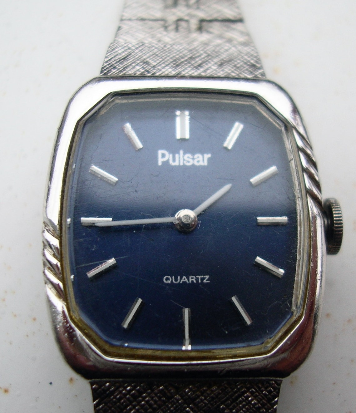 Vintage Ladies PULSAR Quartz Wrist Watch, Size 6 3/4 in Working Order ...