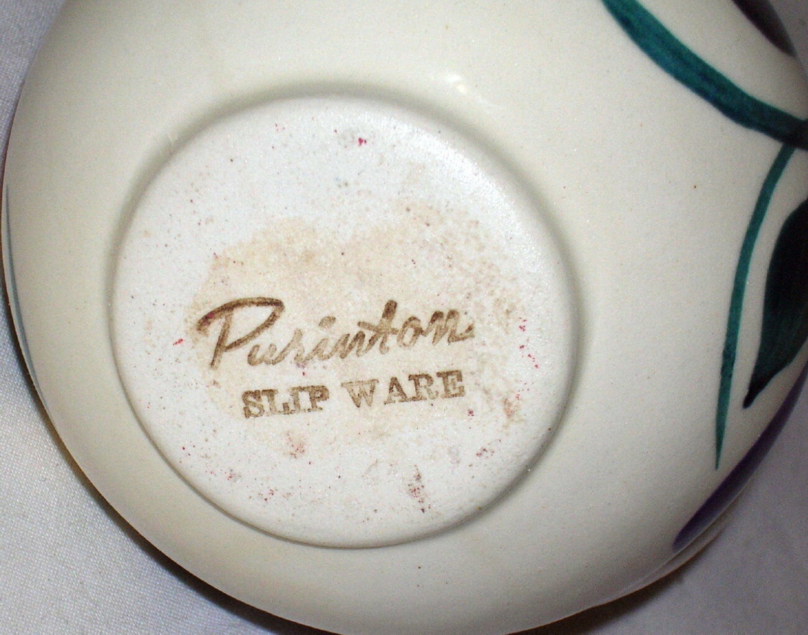 Vintage PURINTON Pottery HONEY JUG Petal Pattern 1950's | Etsy