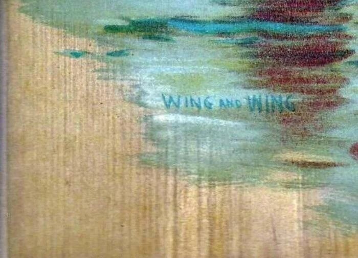 Fred Pansing Chromolithograph Wing and Wing Listed Artist, Original ...