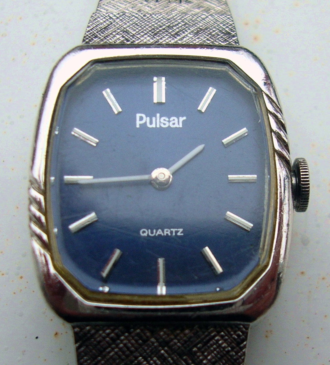 Vintage Ladies PULSAR Quartz Wrist Watch, Size 6 3/4 in Working Order ...