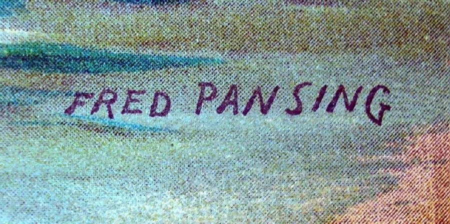 Fred Pansing Chromolithograph Wing and Wing Listed Artist, Original ...