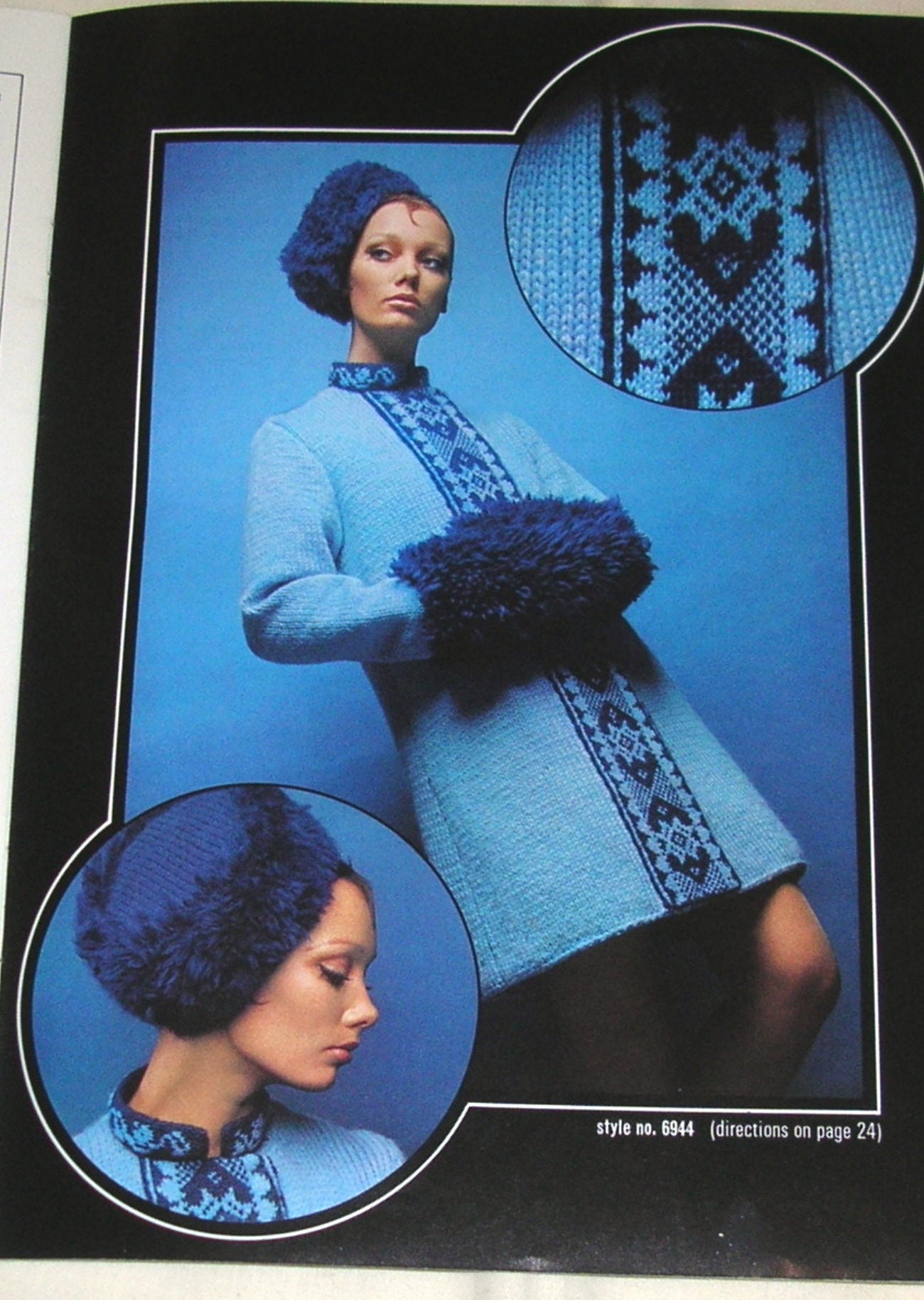 4 Vintage 1960's/70's Crochet, Knitting Pattern Books, Bernat ...