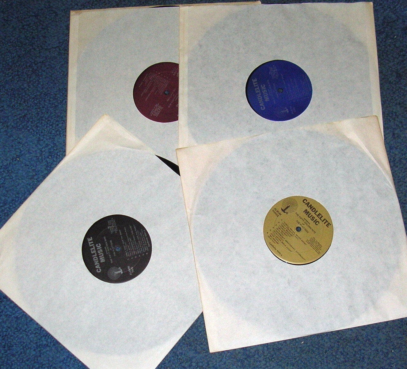 1975 the 50 Golden Hits of the Platters, 4 Record Box Set 1st Issue N/M ...