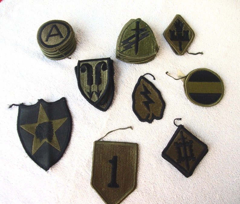82 Vintage Military Cloth Fabric Insignia Patches, Army, Airborne - Etsy