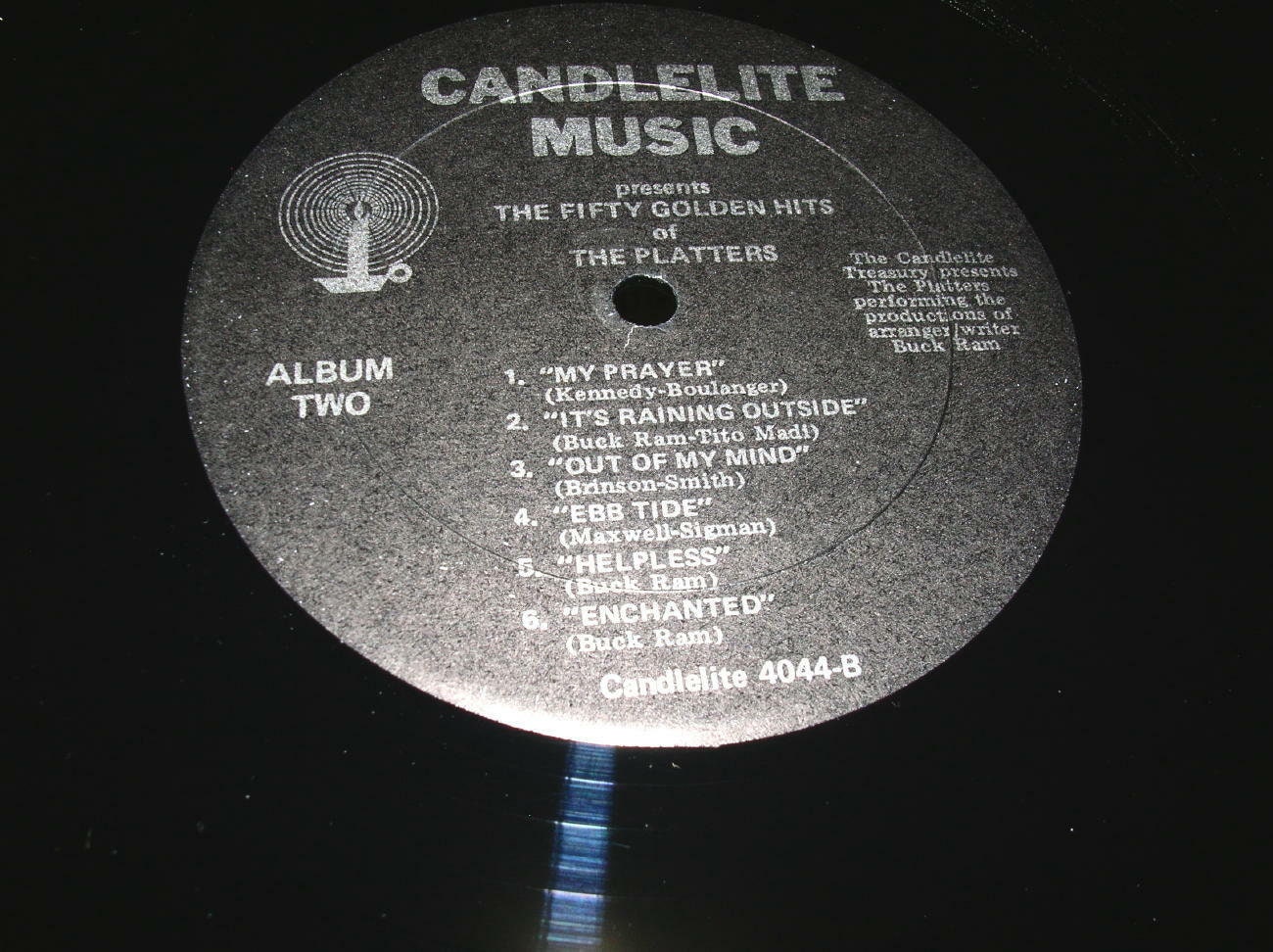 1975 the 50 Golden Hits of the Platters, 4 Record Box Set 1st Issue N/M ...