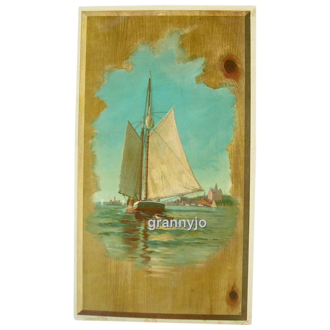 Fred Pansing Chromolithograph Wing and Wing Listed Artist, Original ...