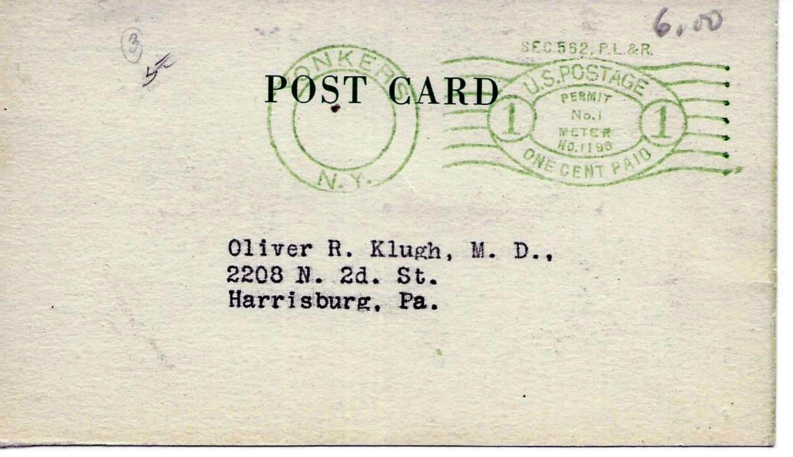 1924 Neo-cultol Laxative, Medical Advertising Post Card, Arlington ...
