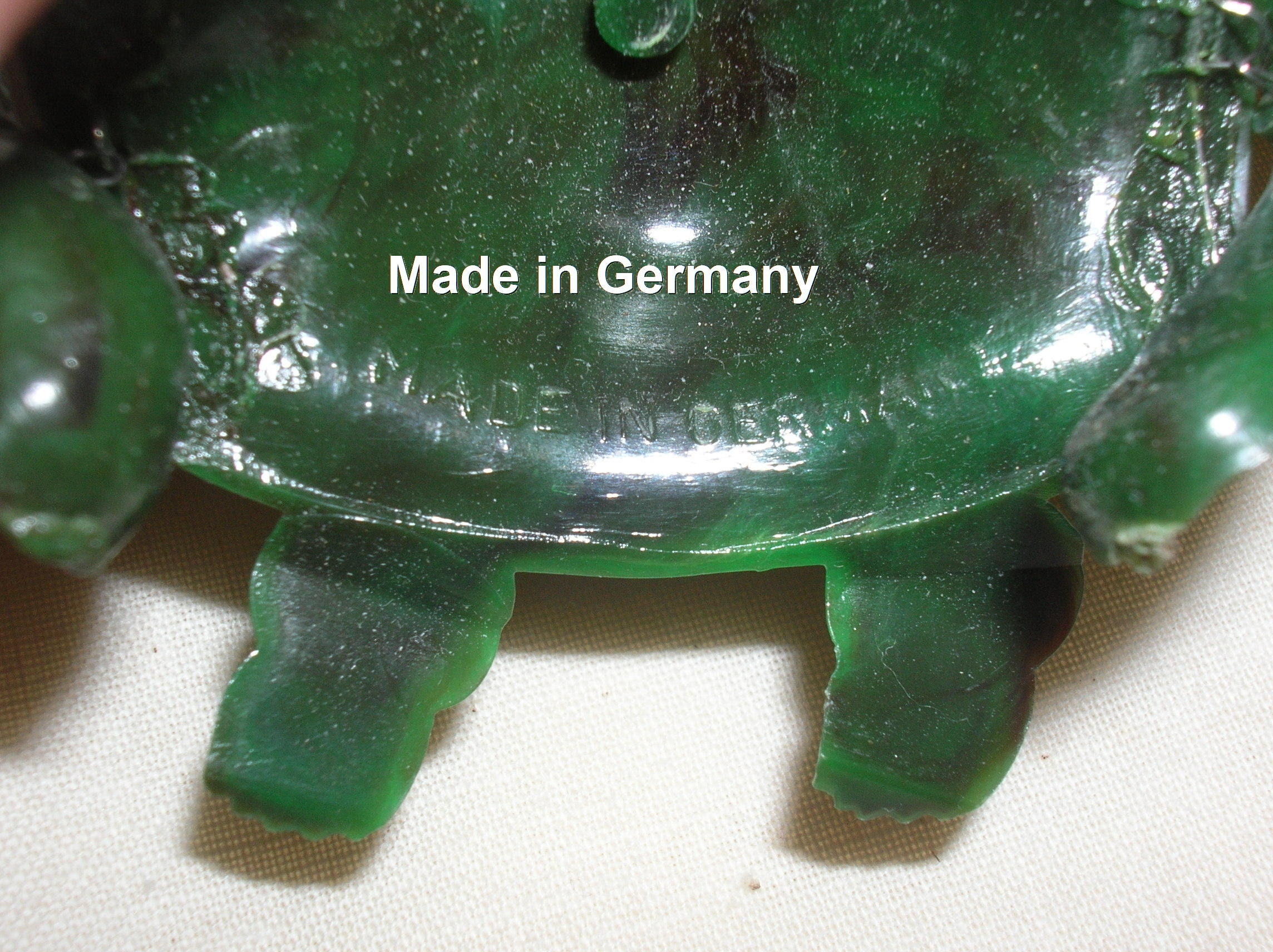 2 Vintage Bobbin Head Celluloid Toys – Breba Turtle & Goose, German ...