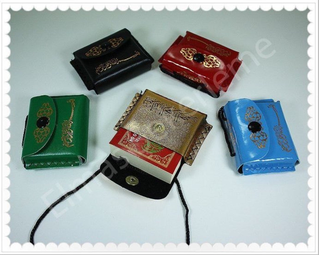 Mini Holy Quran With Leather Pouch, Car Hanging Pouch 1 PCS - Etsy
