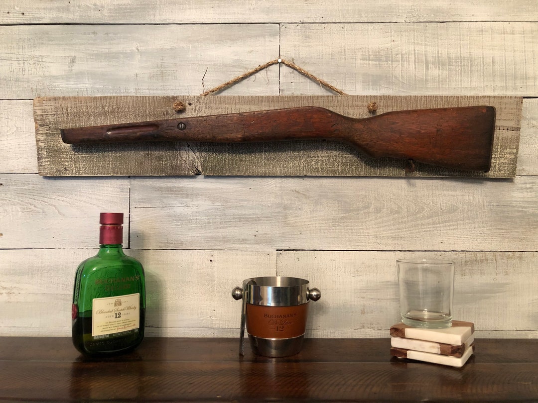 Rustic Rifle Wall Art! Bar Decor, Lake Home Decor, Christmas Present ...