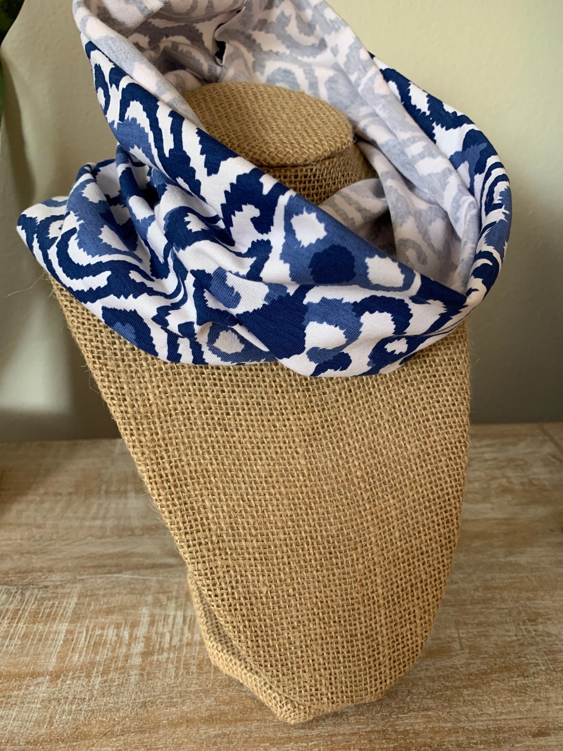 Blue Pattern Jersey Buff adulte | Etsy