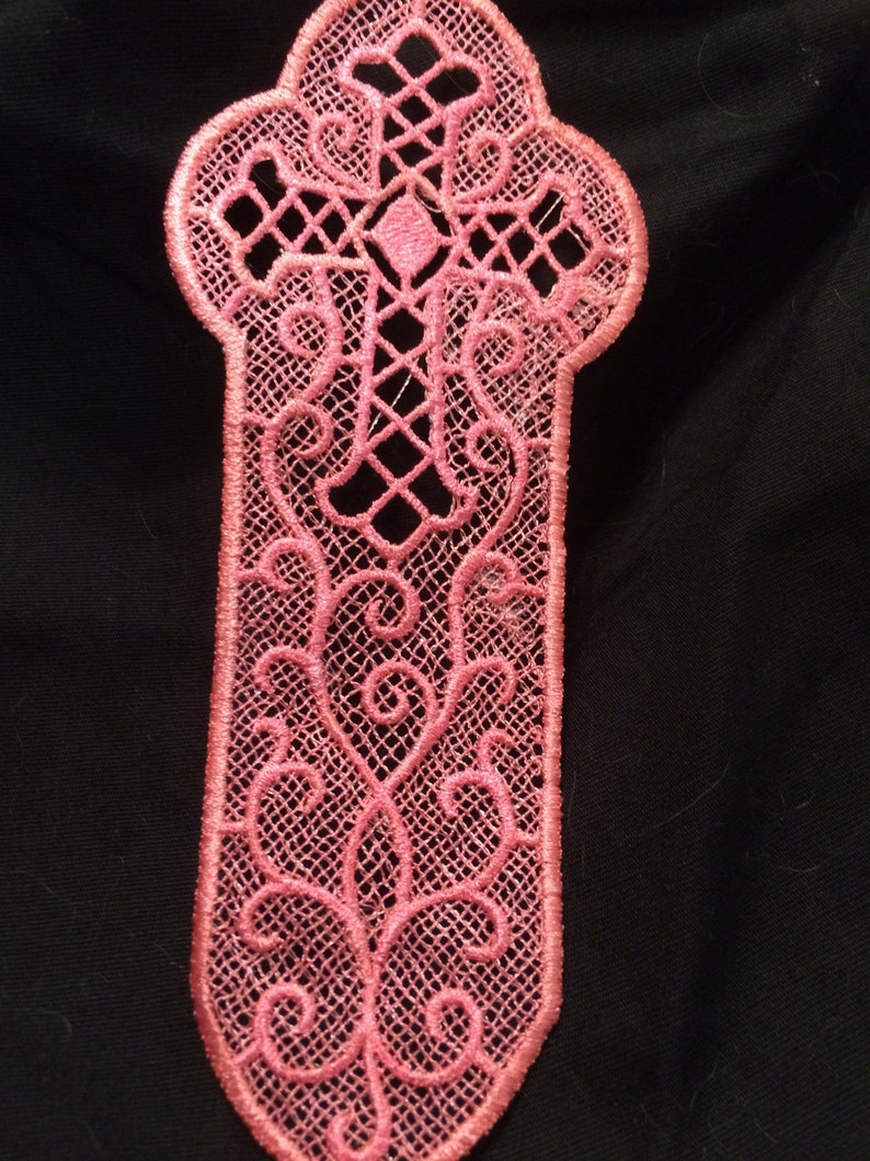 Assorted machine embroidered bookmarks | Etsy