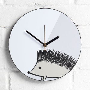 Hedgehog Wall Clock Gift for Hedgehog Lovers Kitchen Clock - Etsy