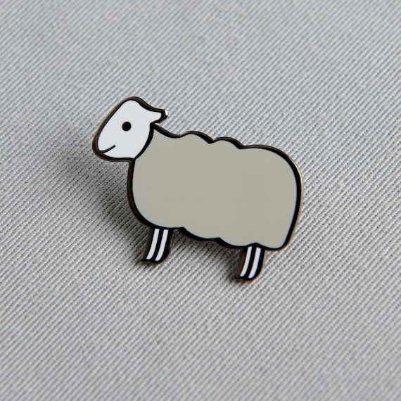 Sheep Enamel Pin Enamel Lapel Pin Animal Pin Farm Pin - Etsy