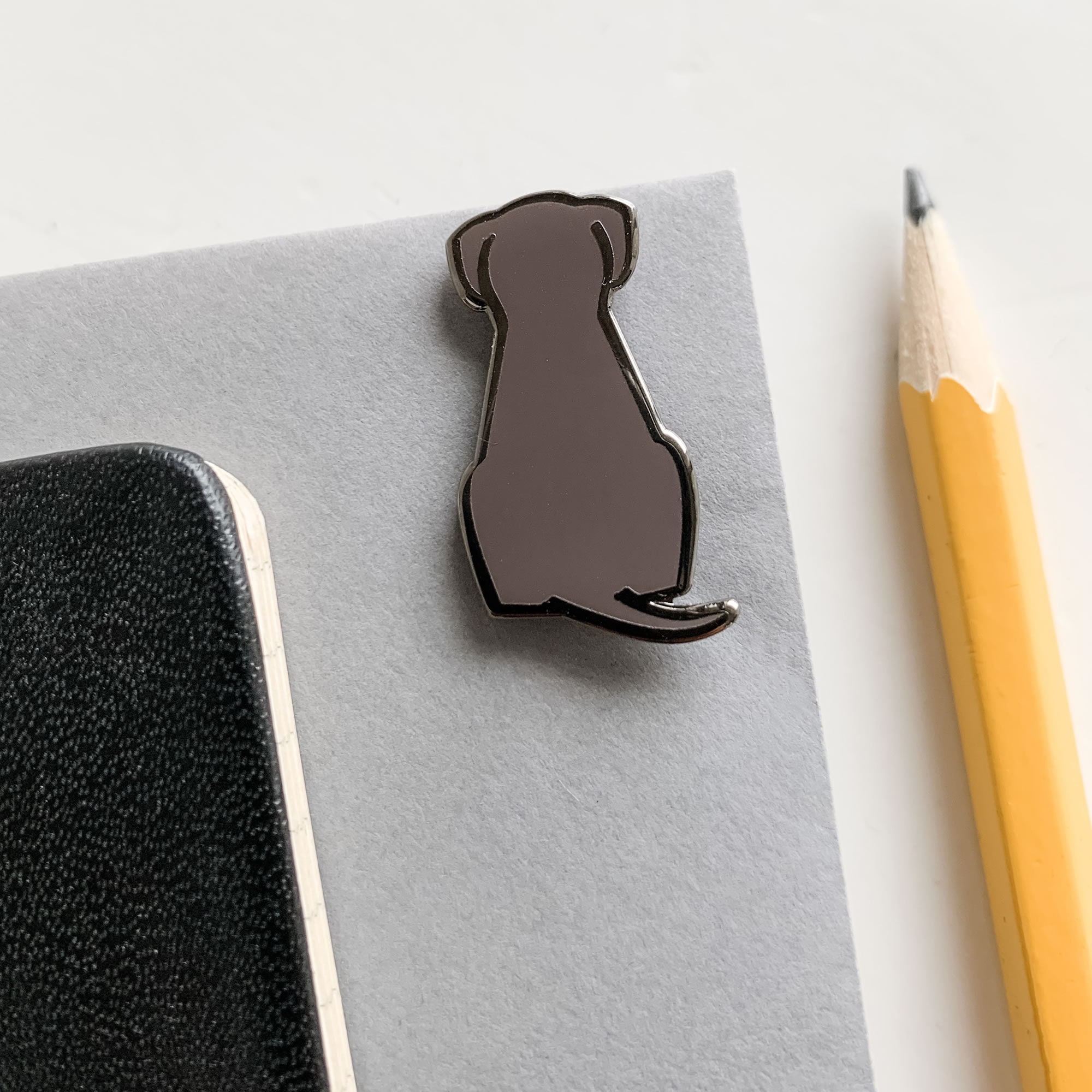 Sitting Dog Enamel Pin, Enamel Lapel Pin, Dog Pin, Dog Lover Gift ...