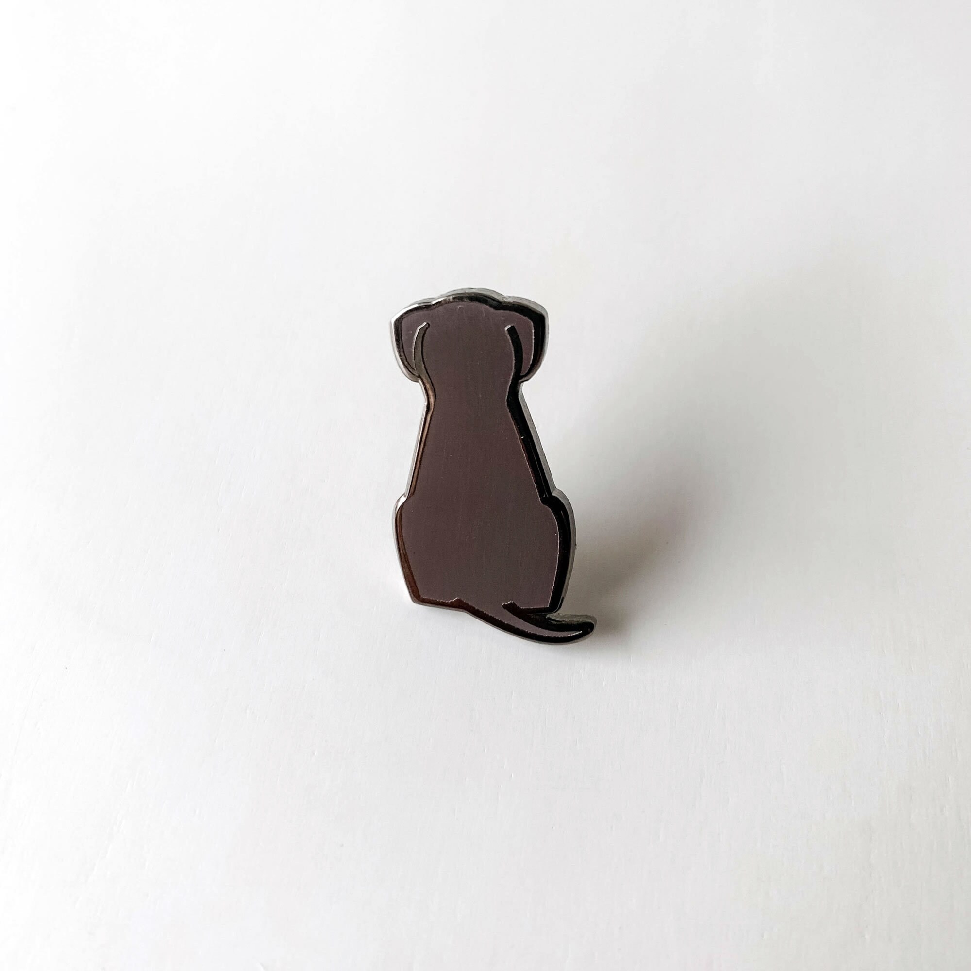 Sitting Dog Enamel Pin Enamel Lapel Pin Dog Pin Dog Lover | Etsy