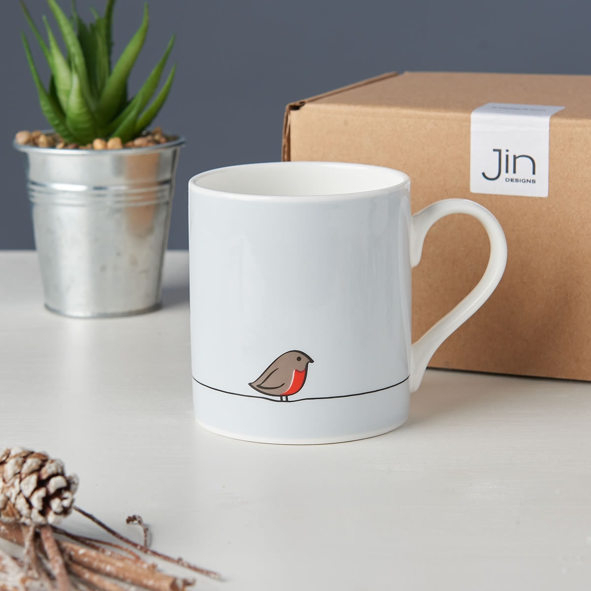 Robin Mug Bird Gift Fine Bone China Mug Robin Gifts Robin - Etsy UK