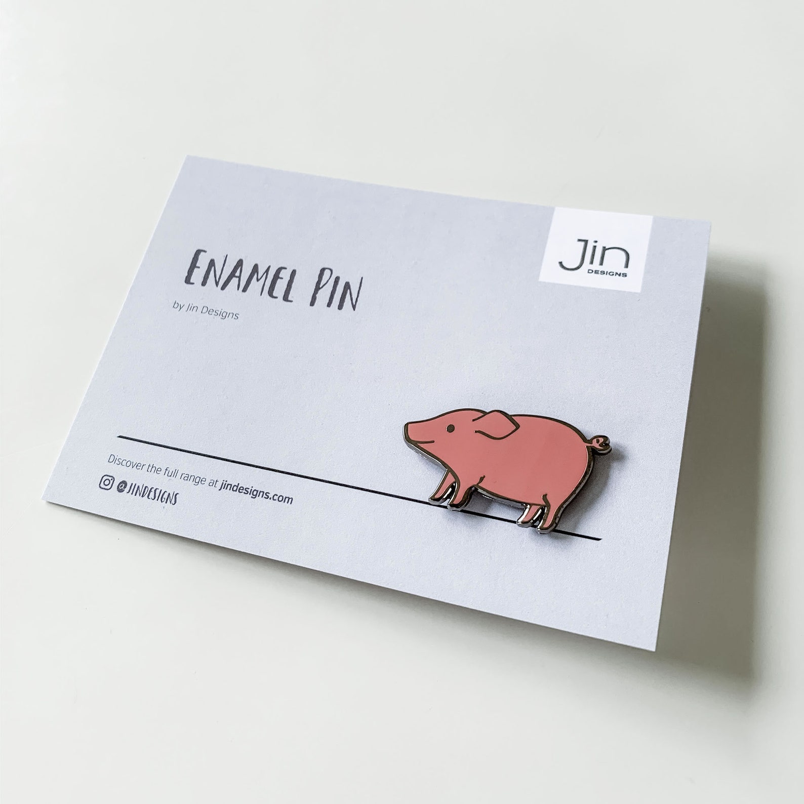 Pig Enamel Pin Gift for Pig Lovers Enamel Lapel Pin Pig | Etsy