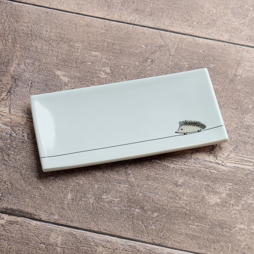 Hedgehog Mini Tray, Fine Bone China, Luxury Hedgehog Lover Dish ...