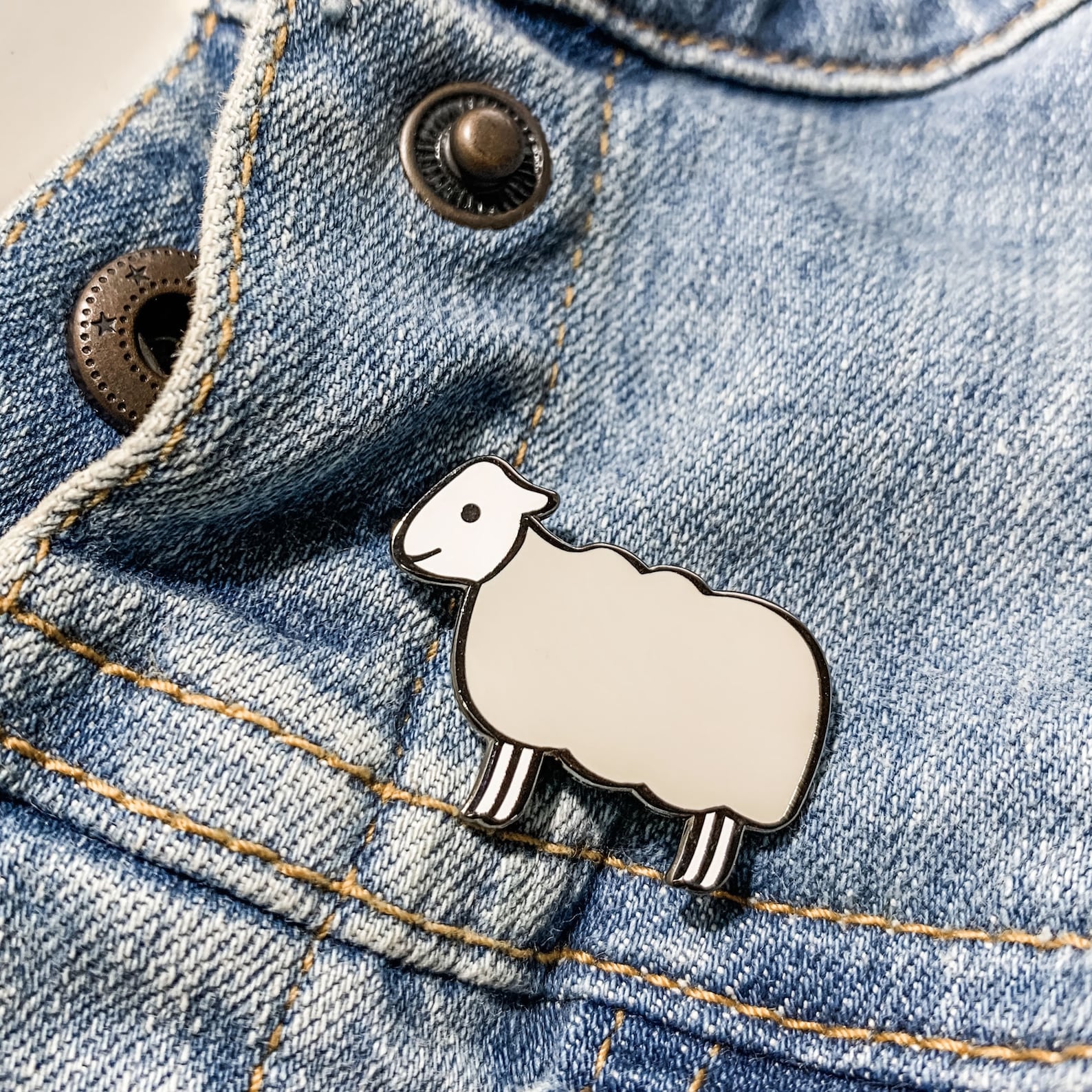 Sheep Enamel Pin Enamel Lapel Pin Animal Pin Farm Pin - Etsy