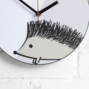 Hedgehog Wall Clock Gift for Hedgehog Lovers Kitchen Clock - Etsy