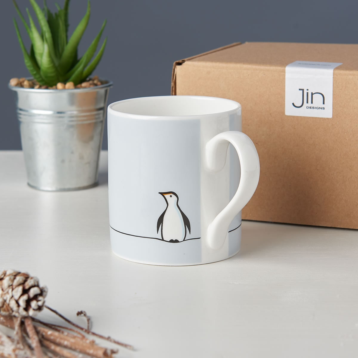 Penguin Mug, Penguin Gift, Fine Bone China Mug, Gift for Penguin Lovers ...