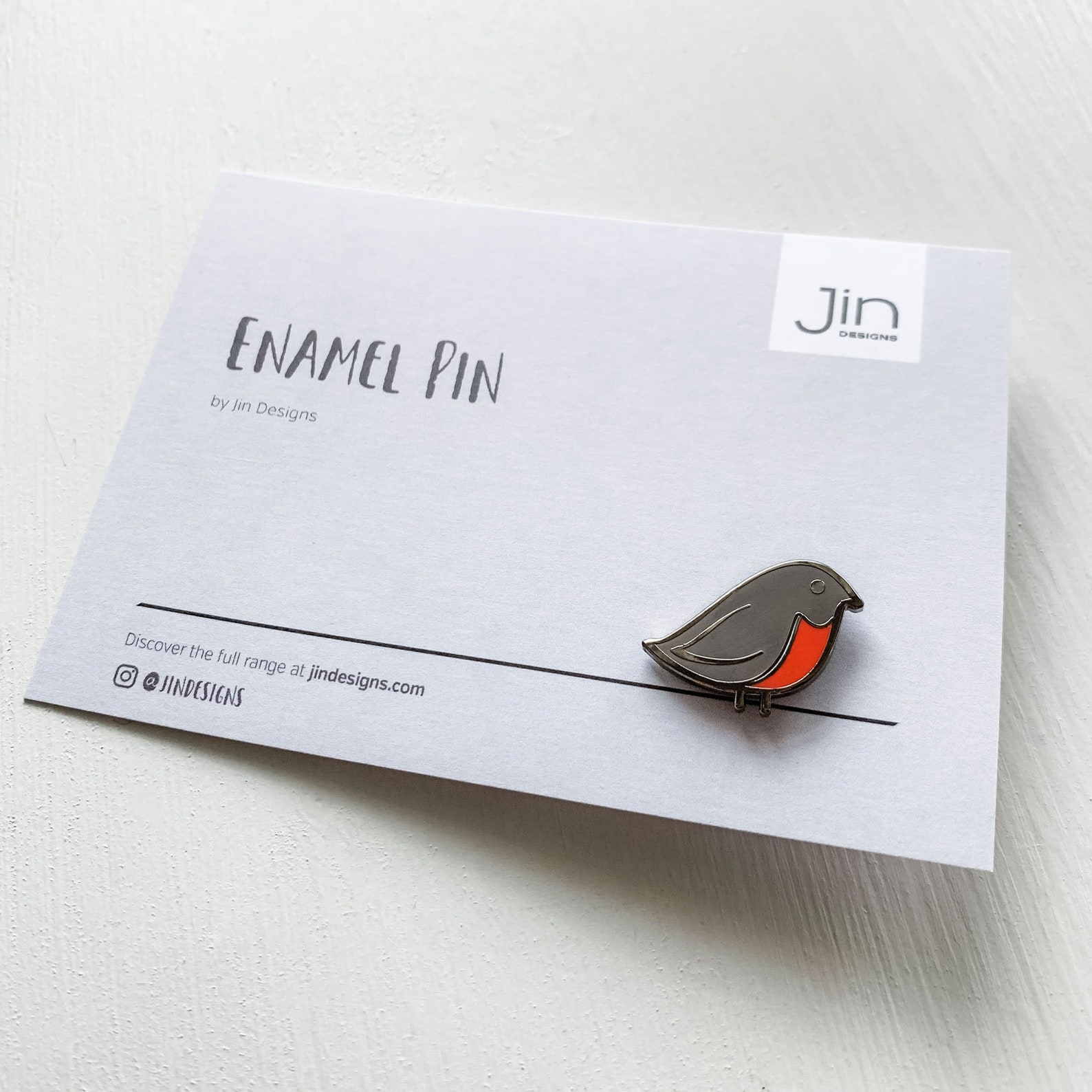 Robin Enamel Pin Enamel Lapel Pin Bird Pin Badge Christmas - Etsy