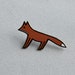Fox Enamel Pin Lapel Pin Fox Pin Badge Gift for Fox Lover | Etsy
