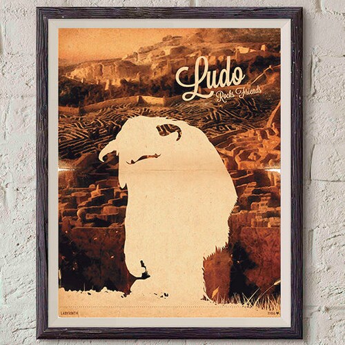 Labyrinth Movie Poster / Ludo Silhouette / Labyrinth Print / - Etsy
