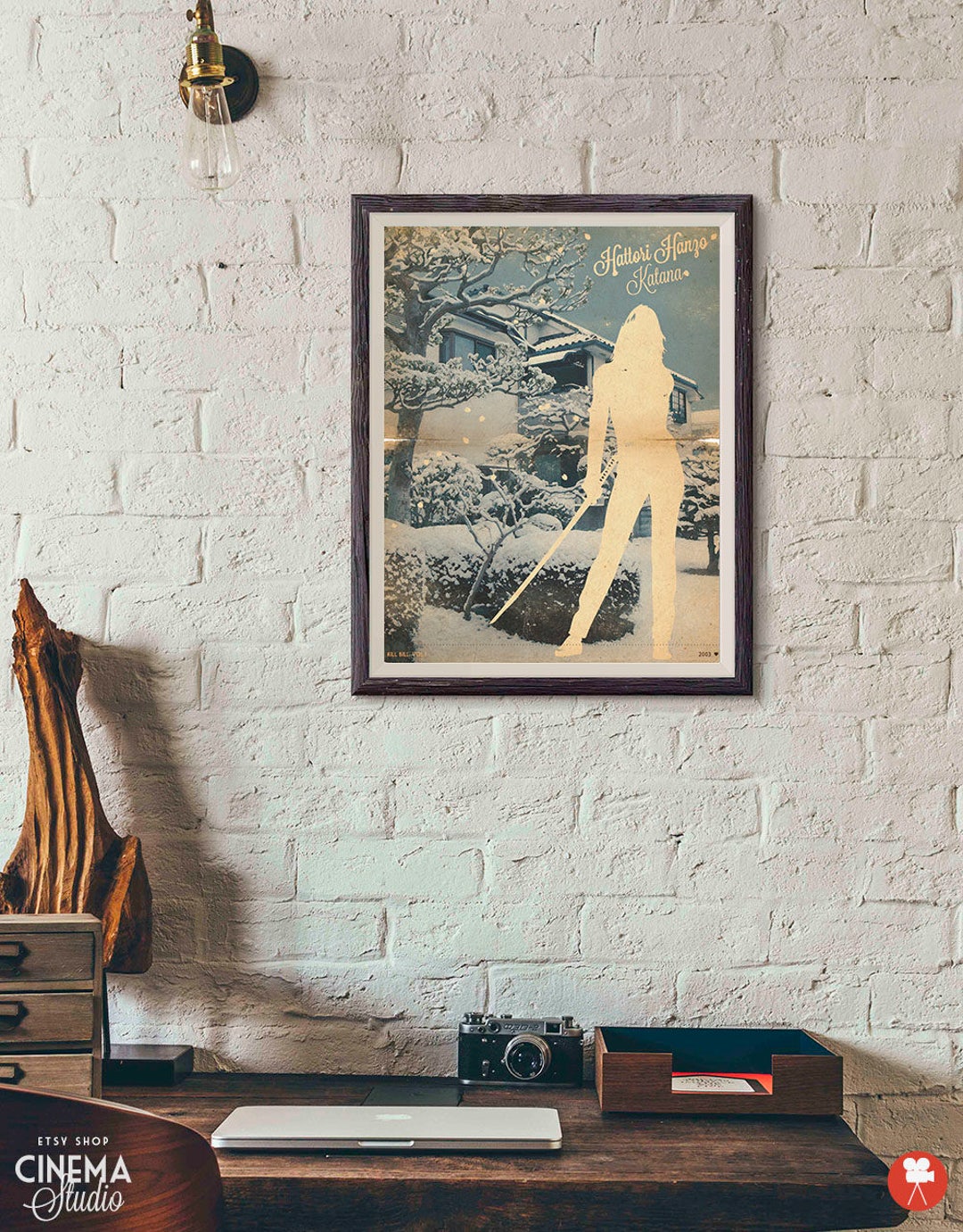 Kill Bill Movie Poster / Print Snow / Kill Bill Print / Vintage Style ...