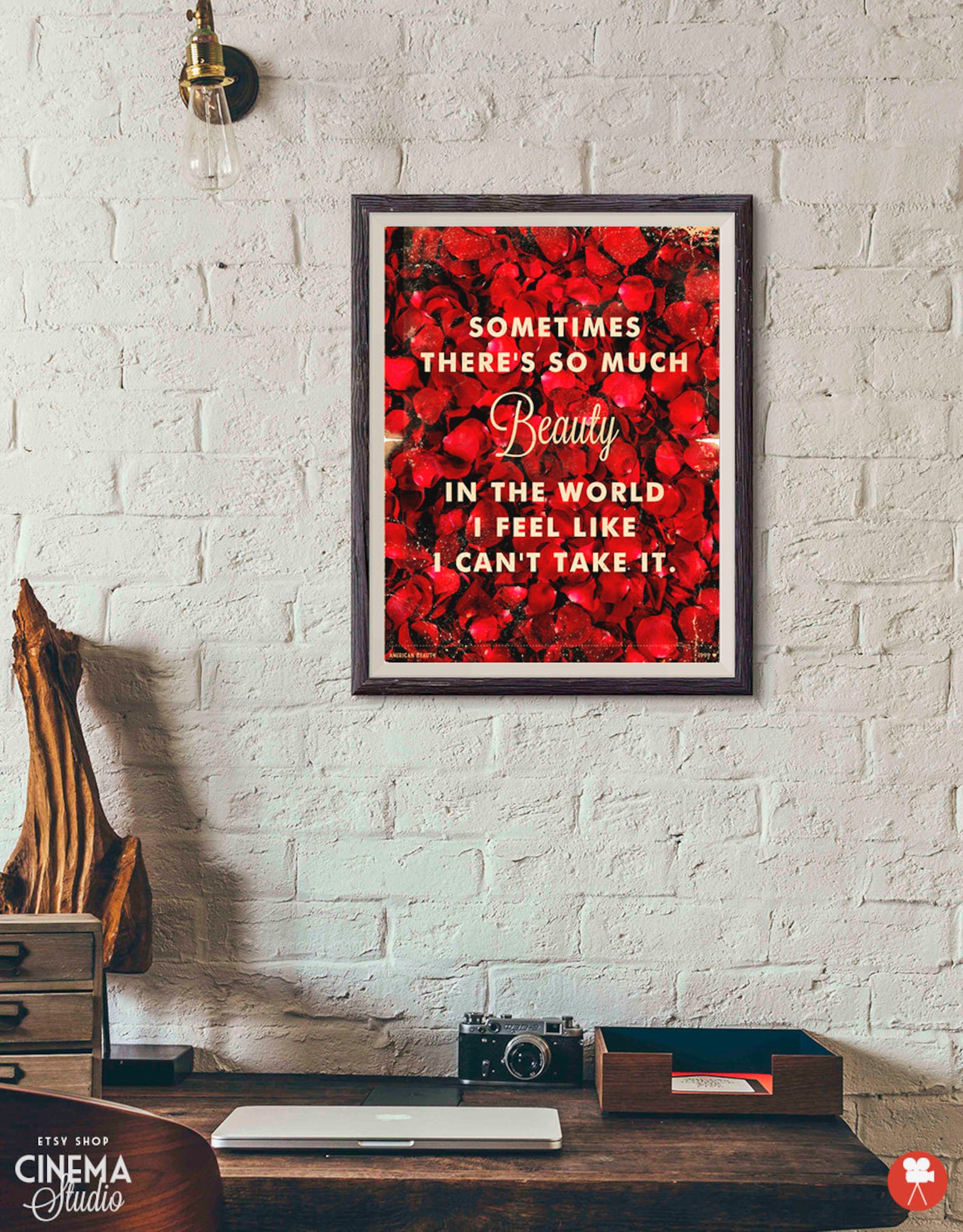 American Beauty Movie Poster / Print Roses / American Beauty - Etsy