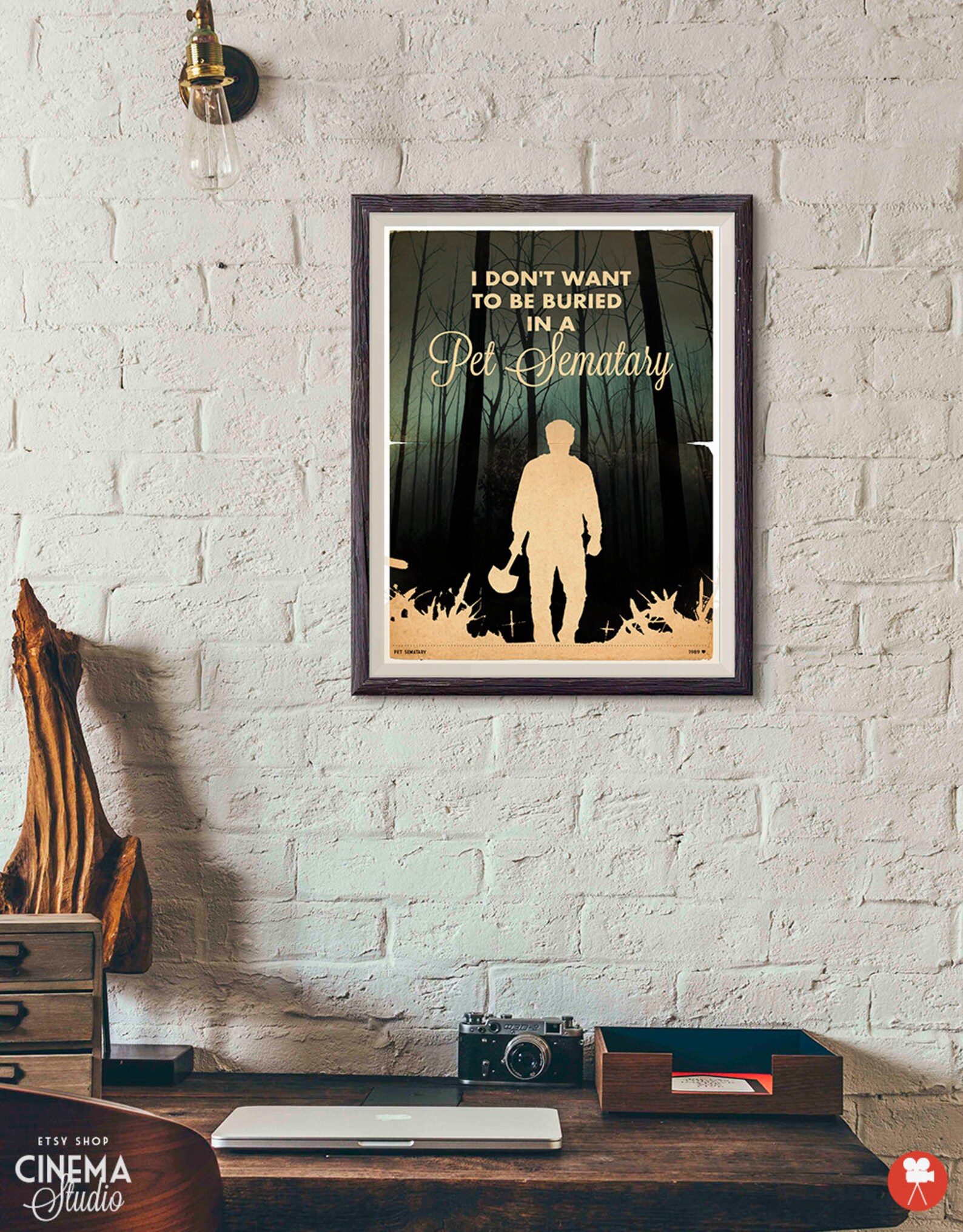 Pet Sematary 1989 Movie Poster / Stephen King Poster / Print - Etsy