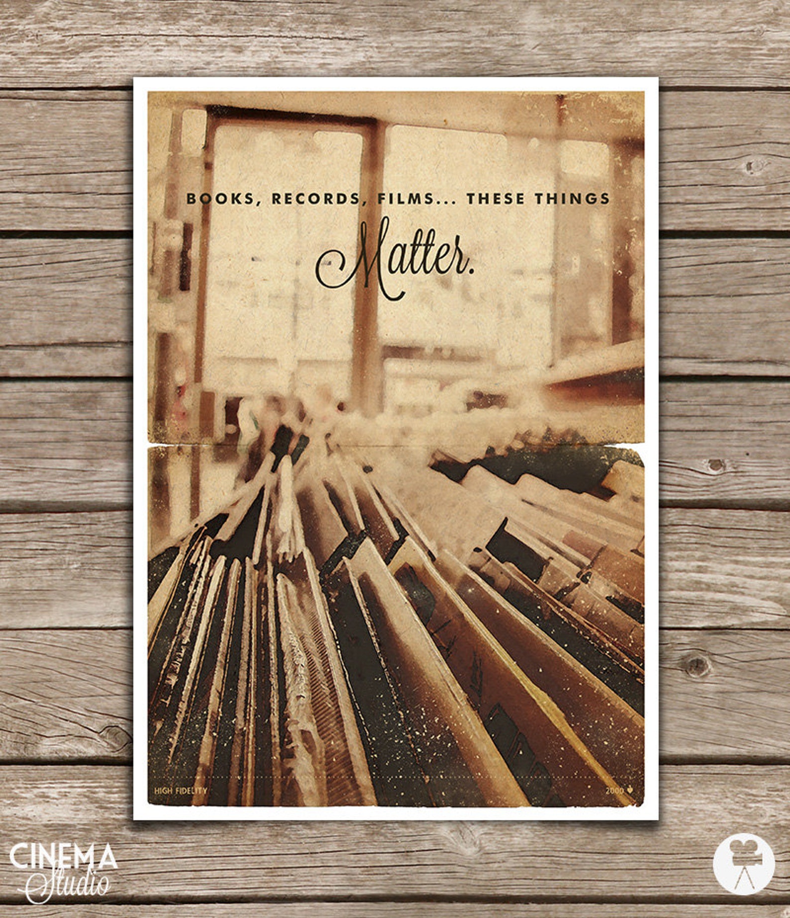 High Fidelity Movie Poster / Vintage Style / Magazine / High Fidelity ...