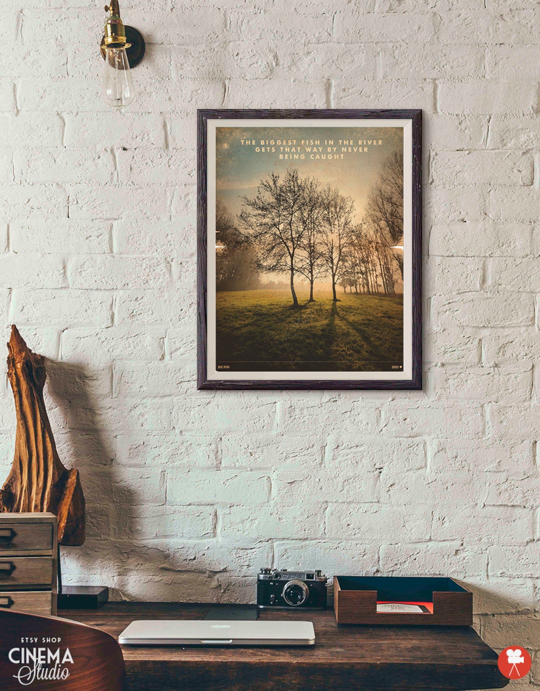 Big Fish Movie Print / Big Fish Poster / Vintage Style / Magazine Retro ...